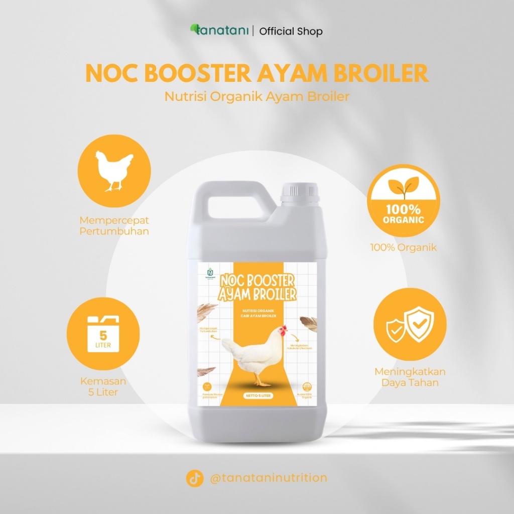 Jual TANATANI - NOC Booster Ayam Broiler 5 Liter - Nutrisi Organik u ...