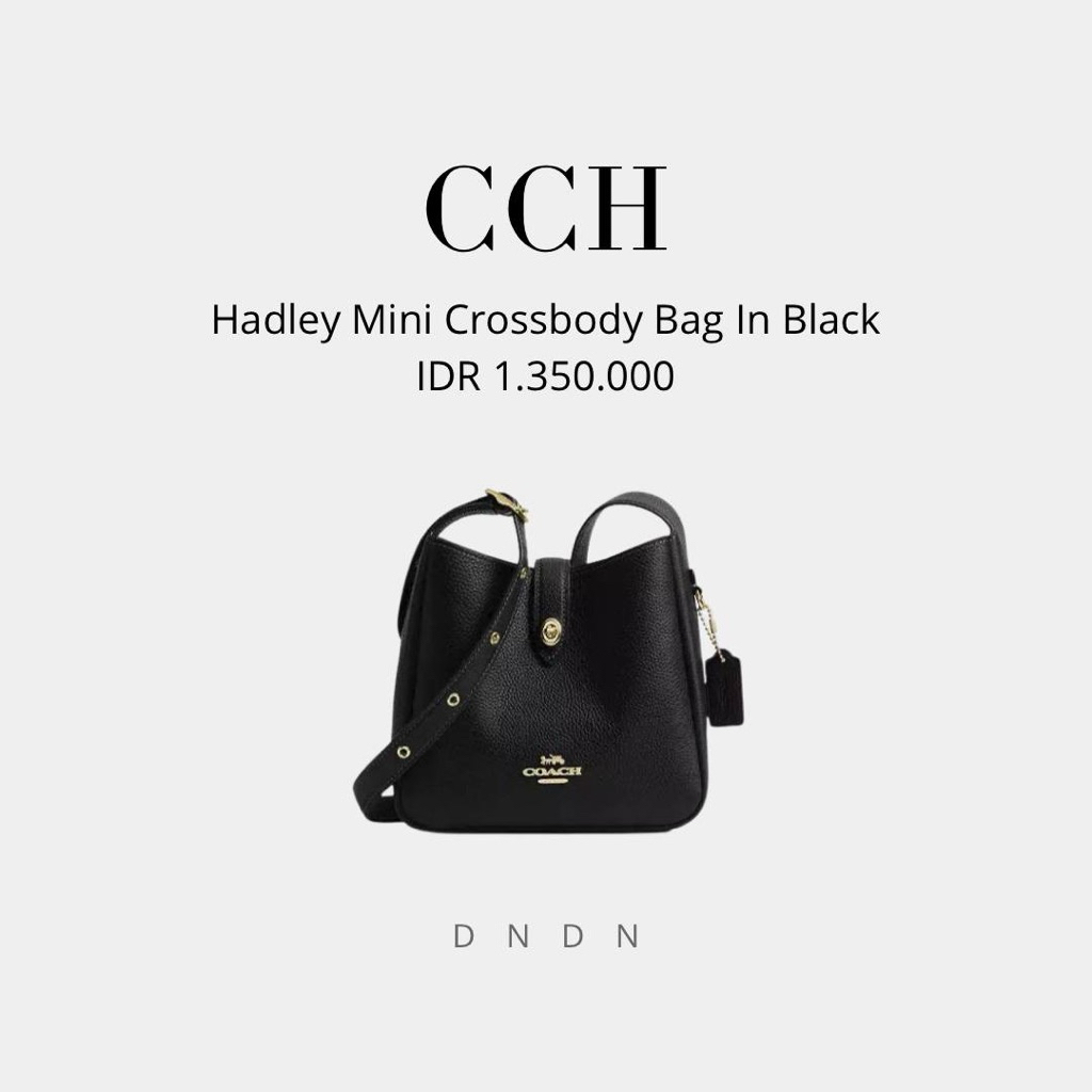 Jual Hadley Mini Crossbody Bag In Black | Shopee Indonesia