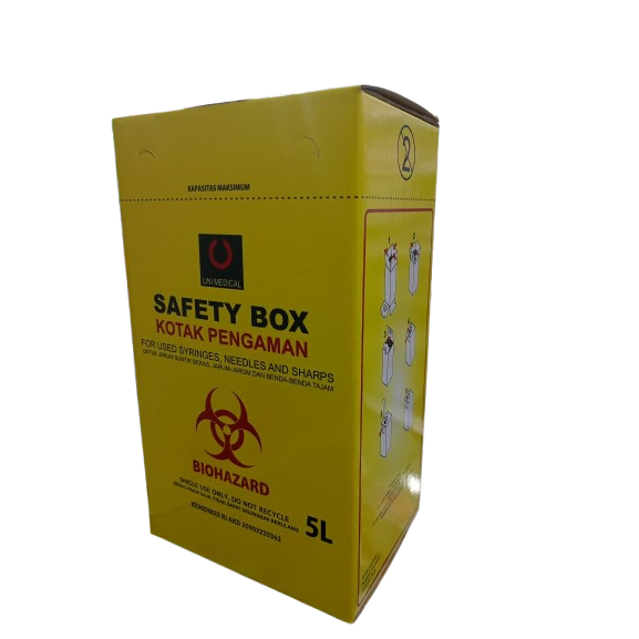 Jual UNIMEDICAL - Safety Box Medis / Tempat Limbah Medis Biohazard ...