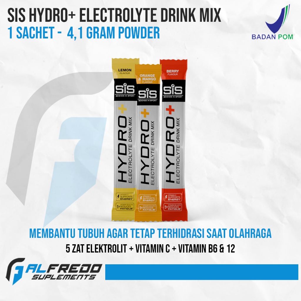 Jual SIS Hydro+ Electrolyte Drink Mix Sachet Isotonic Menjaga Tubuh ...