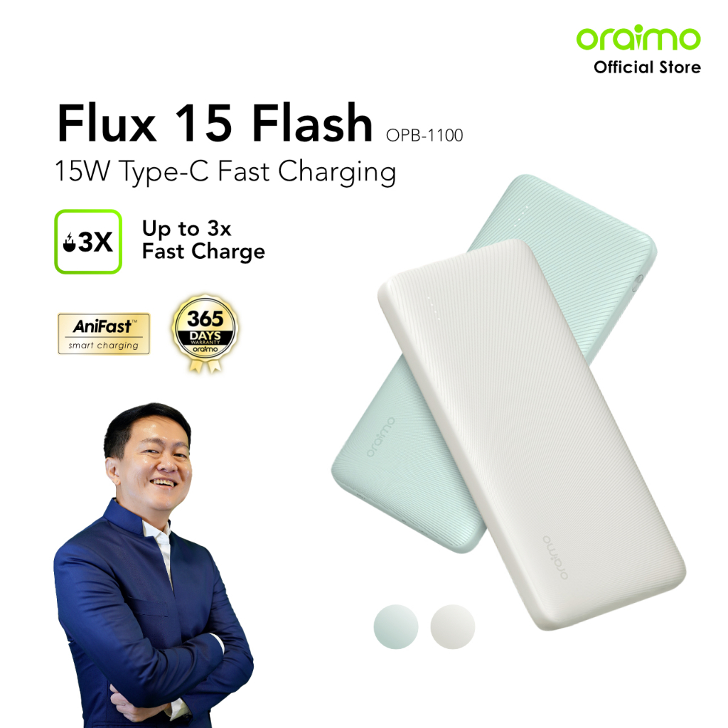 Jual [Exclusive King Kevin] oraimo Powerbank Toast 15 Flux Real ...