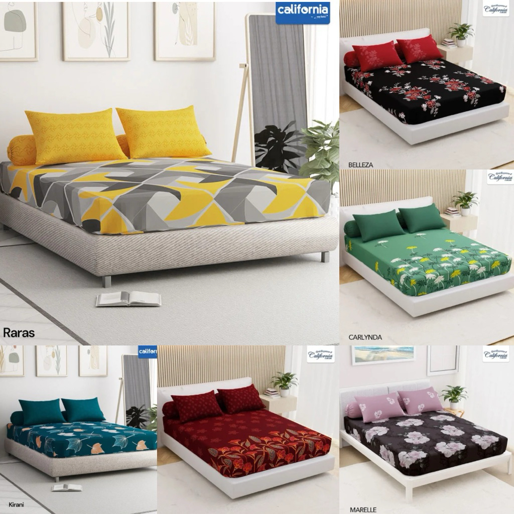 Jual SEPRAI California fitte 180x200 100%ori dan lembut | Shopee Indonesia