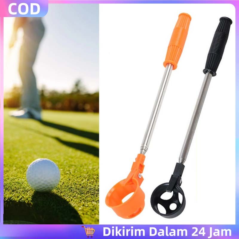 Jual Alat Pengambil Bola Golf Telescopic Golf Ball Picker Stainless ...