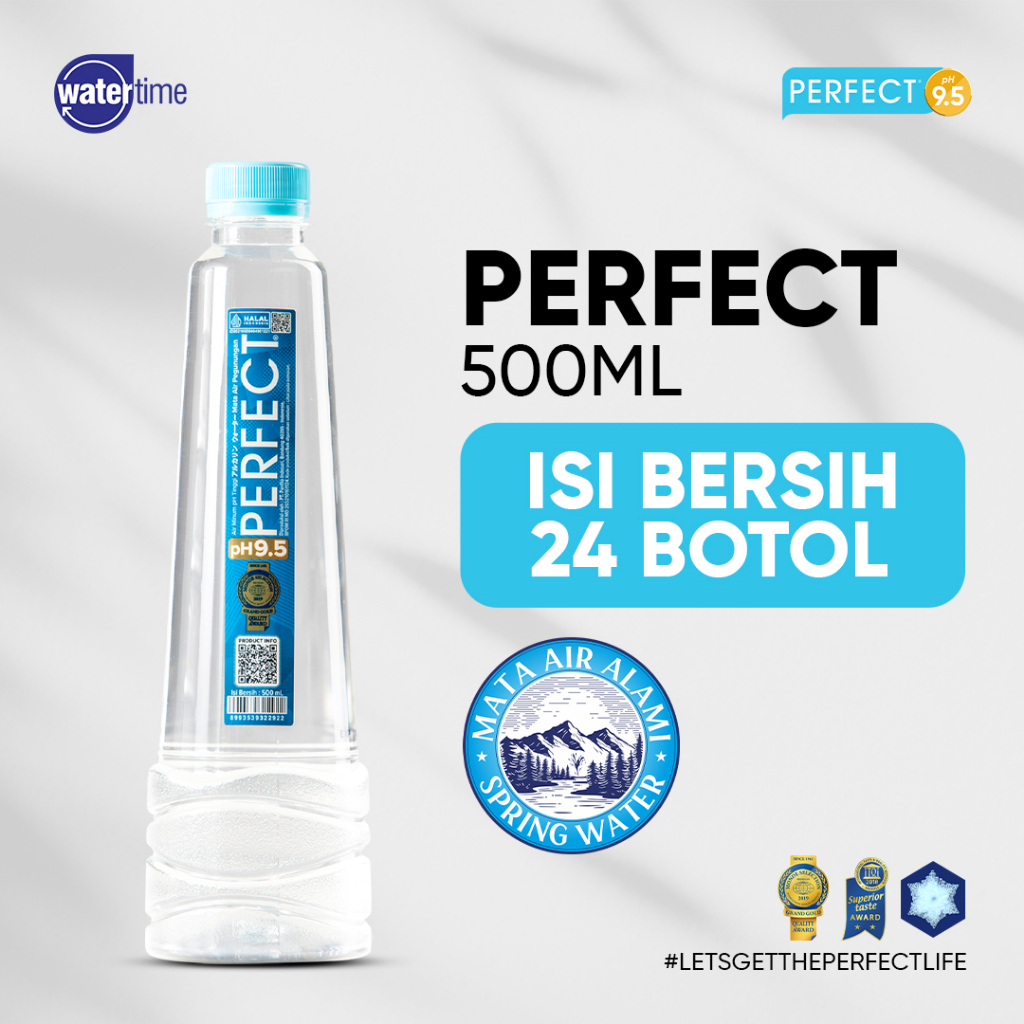 Jual Perfect Alkaline Water 500Ml (Air Minum Isi 24 Botol) | Shopee ...