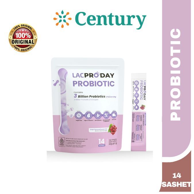 Jual LACPRODAY PROBIOTIC POUCH ISI 14 SASHEET / PROBIOTIC / SERAT ...