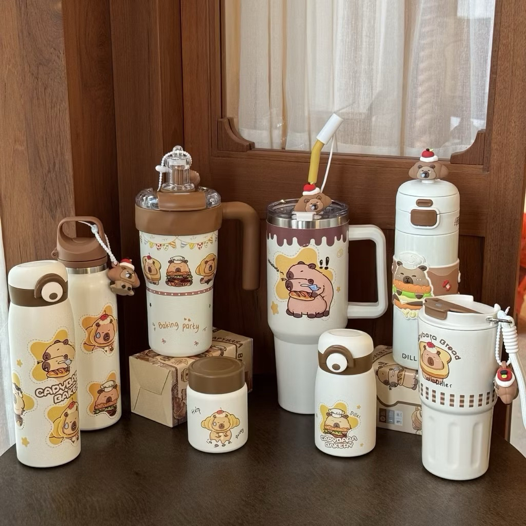 Jual Botol minum stainless 304 316 botol tumbler stainless capybara ...