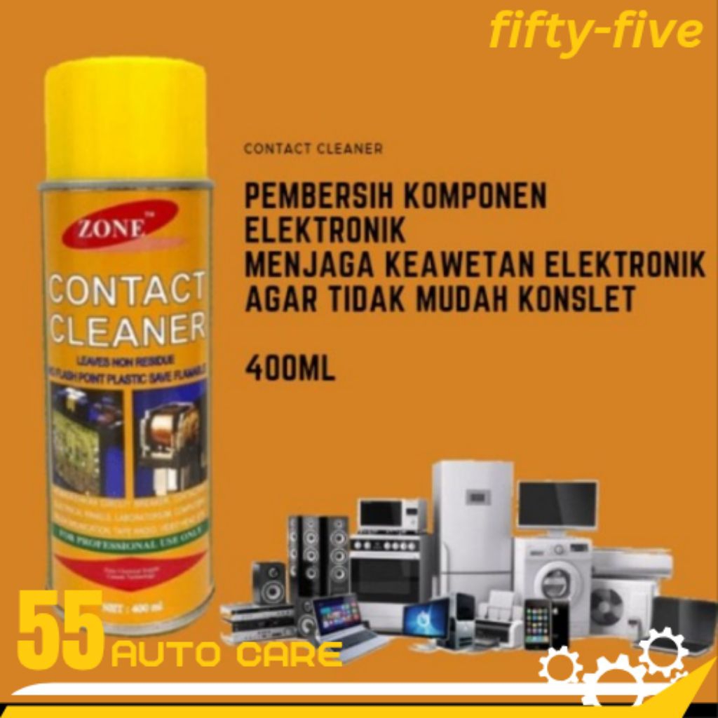 Jual ZONE Contact Cleaner 400ml | Zone Pembersih Kontaktor Dan ...