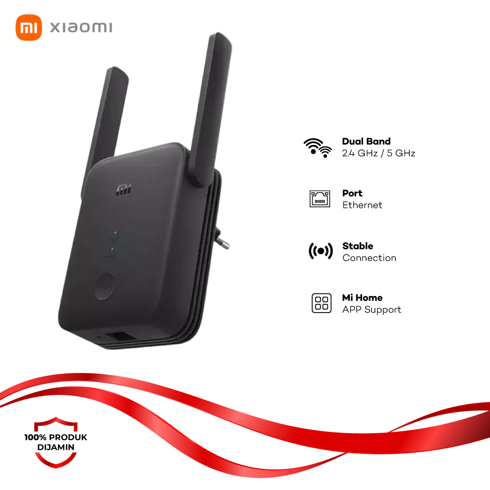 Jual Xiaomi Wifi Repeater Dual Band 2.4GHz 5GHz Wifi Range Extender ...