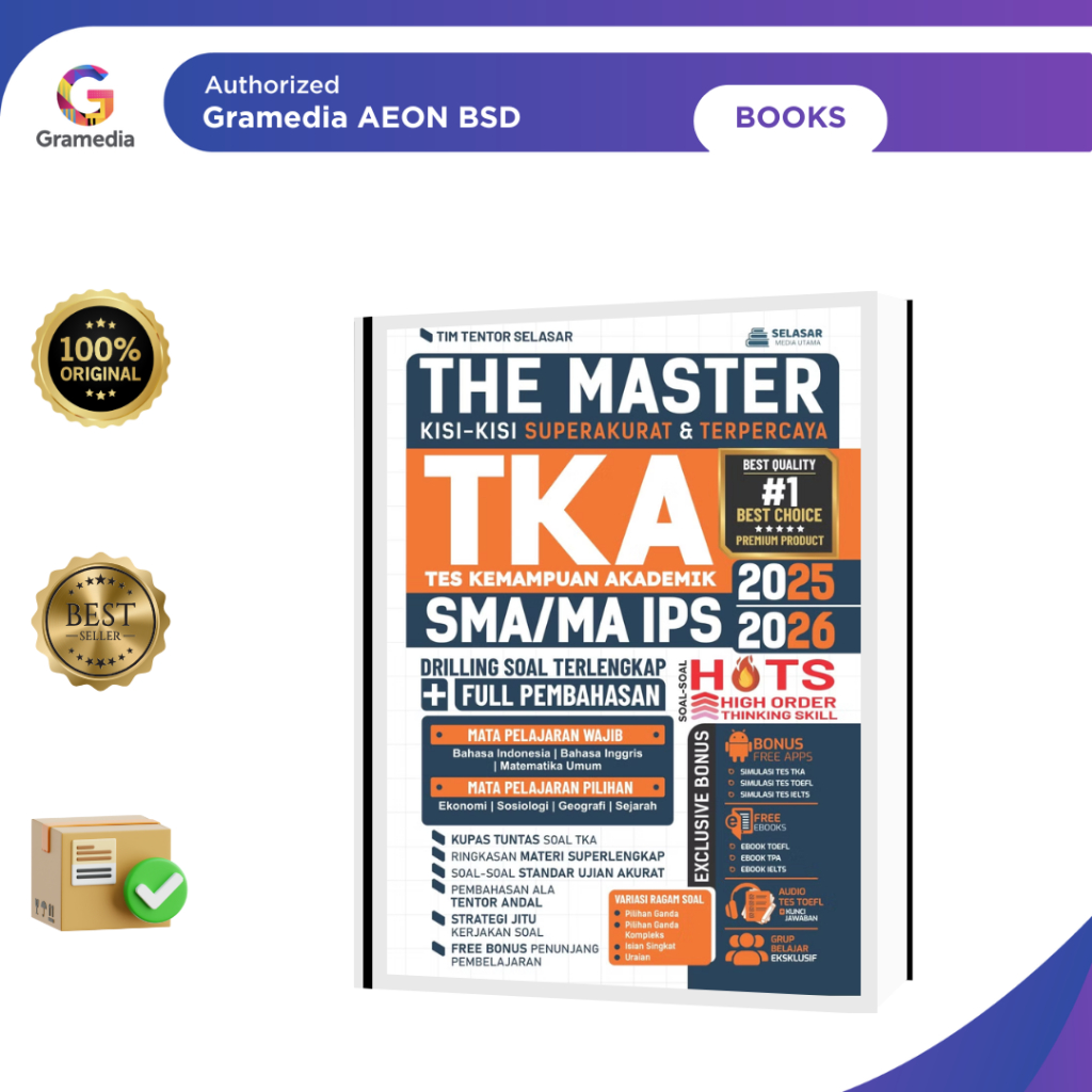 Jual The Master TKA SMA/MA IPS 2025/2026 - GRAMEDIA AEON MALL BSD ...