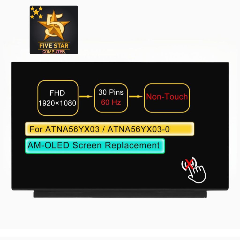 Jual Layar Led Lcd For Laptop Asus VivoBook Go 15 OLED E1504F E1504FA ...