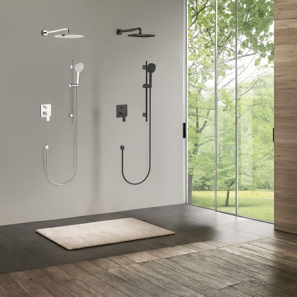 Jual JOMOO Set Shower Mandi Dinding dengan 2 Saluran Air Panas & Dingin ...