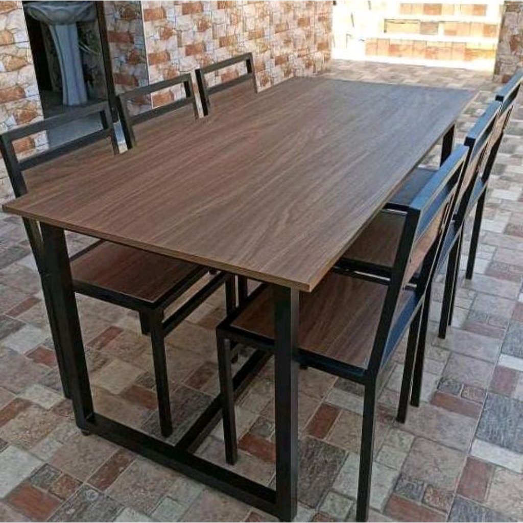 Jual Meja Kafe Set Kursi Senderan Custom. Rangka Hollo Galvanis Papan ...