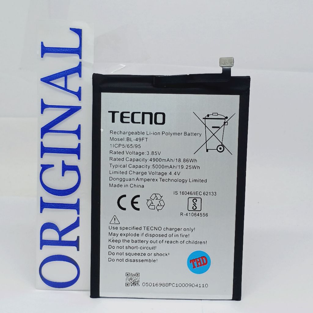 Jual BATRAI BATRE TECNO CAMON 15 / POP 4/ SPARK 6 PRO/ SPARK 6 GO ...