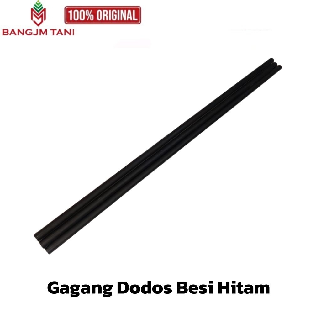 Jual Gagang Dodos Besi Hitam panjang 2 meter & 1,5 meter diameter 38 mm ...