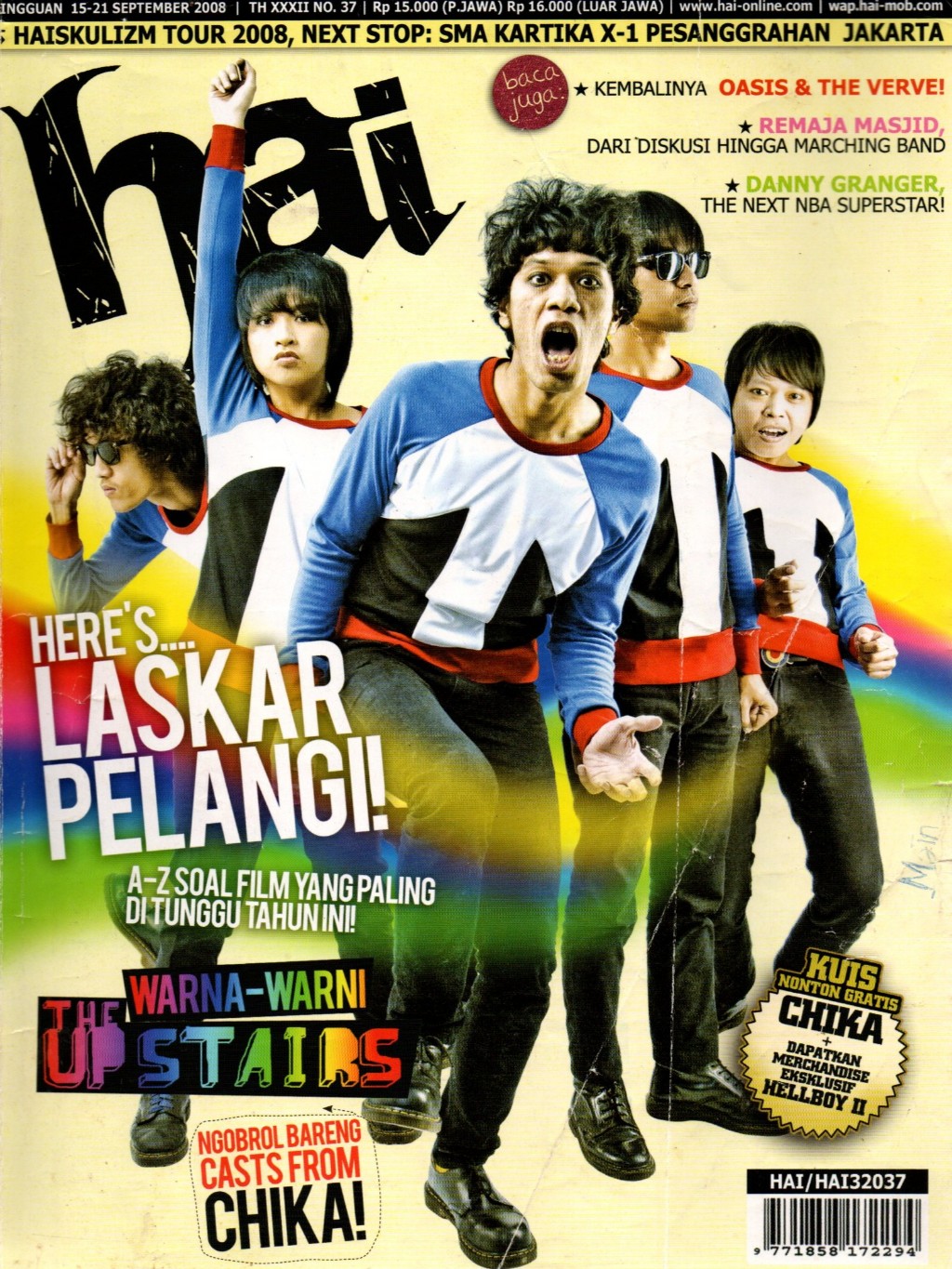 Jual Majalah Hai 2008 - Cover Edisi Band Indonesia - The Upstairs ...
