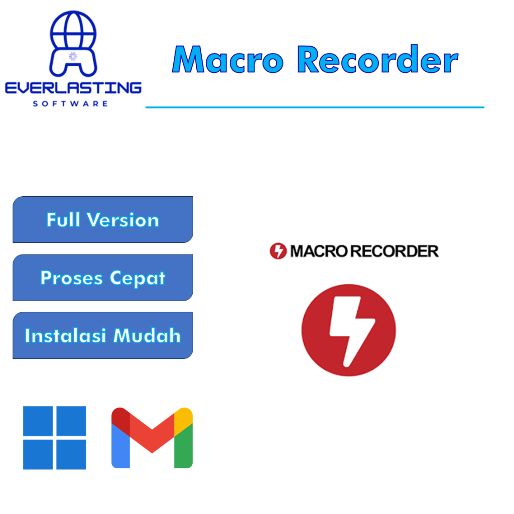 Jual Macro Recorder Pro Full Version Software Perekam Macro Full ...