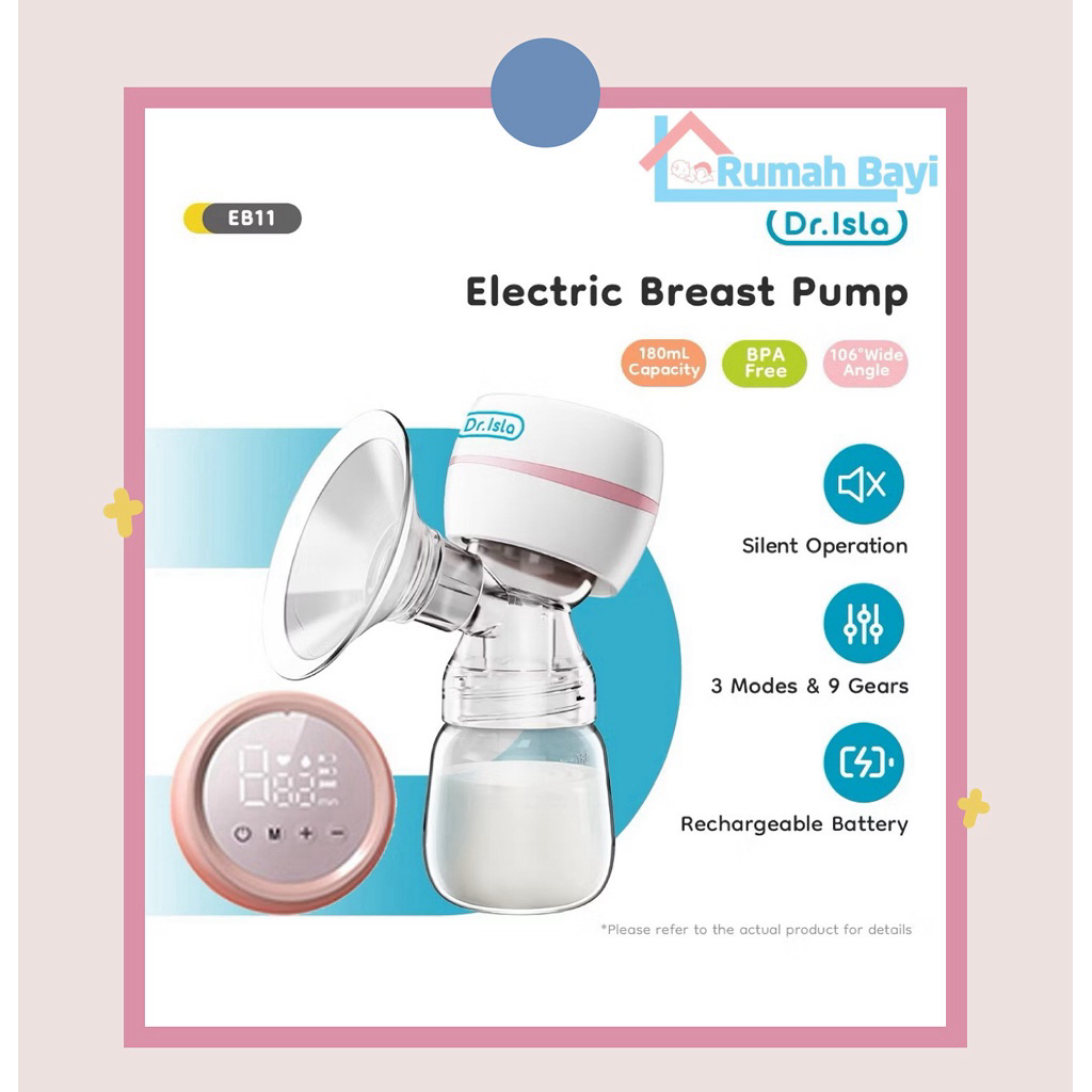 Jual Dr.isla EB11 Pompa ASI Elektrik Tanpa Kabel otomatis Portabel ...