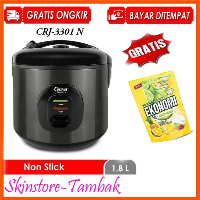 Jual promo khusus bulan ini magic com cosmos crj 3301 N Gratis sabun ...