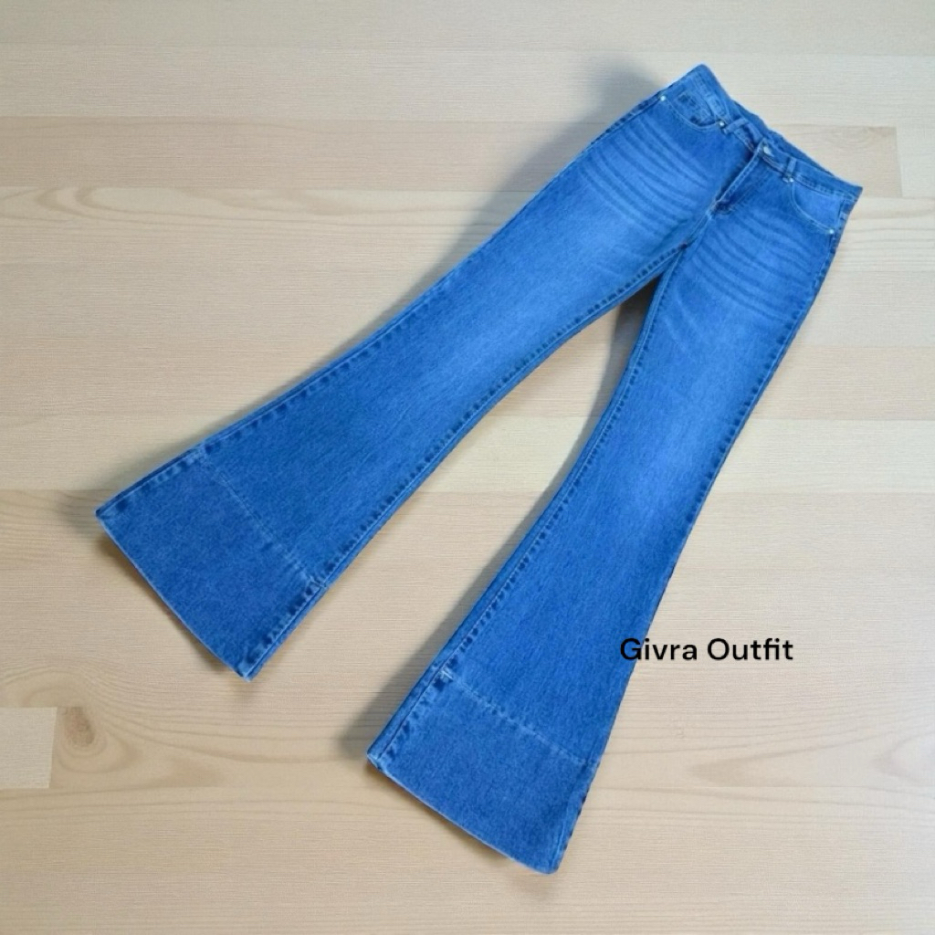 Jual Jennie-Highwaist Celana Cutbray Wanita Kekinian Lipat Lebar ...