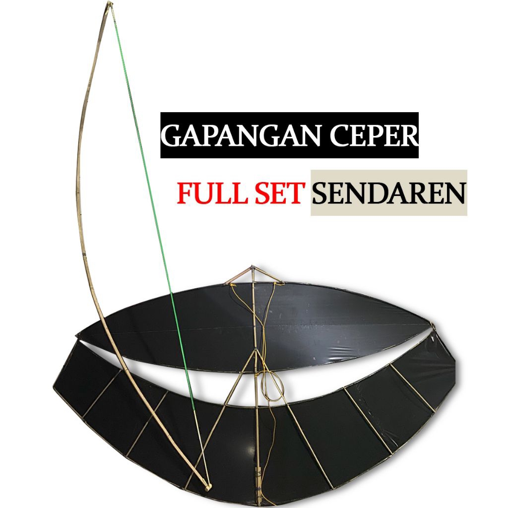 Jual layangan gapangan Pegon ceper ukuran 100cm siap rakit | Shopee ...
