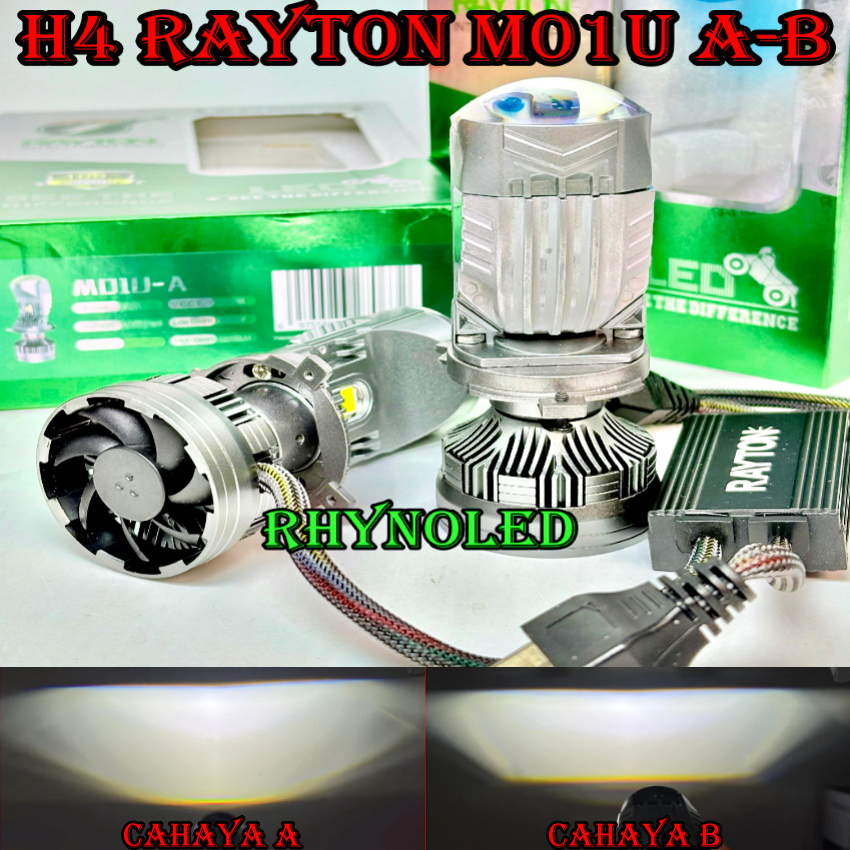 Jual RAYTON - ORIGINAL MINI LED PROJECTOR H4 M01U RTD RAYTON BLUELENS ...