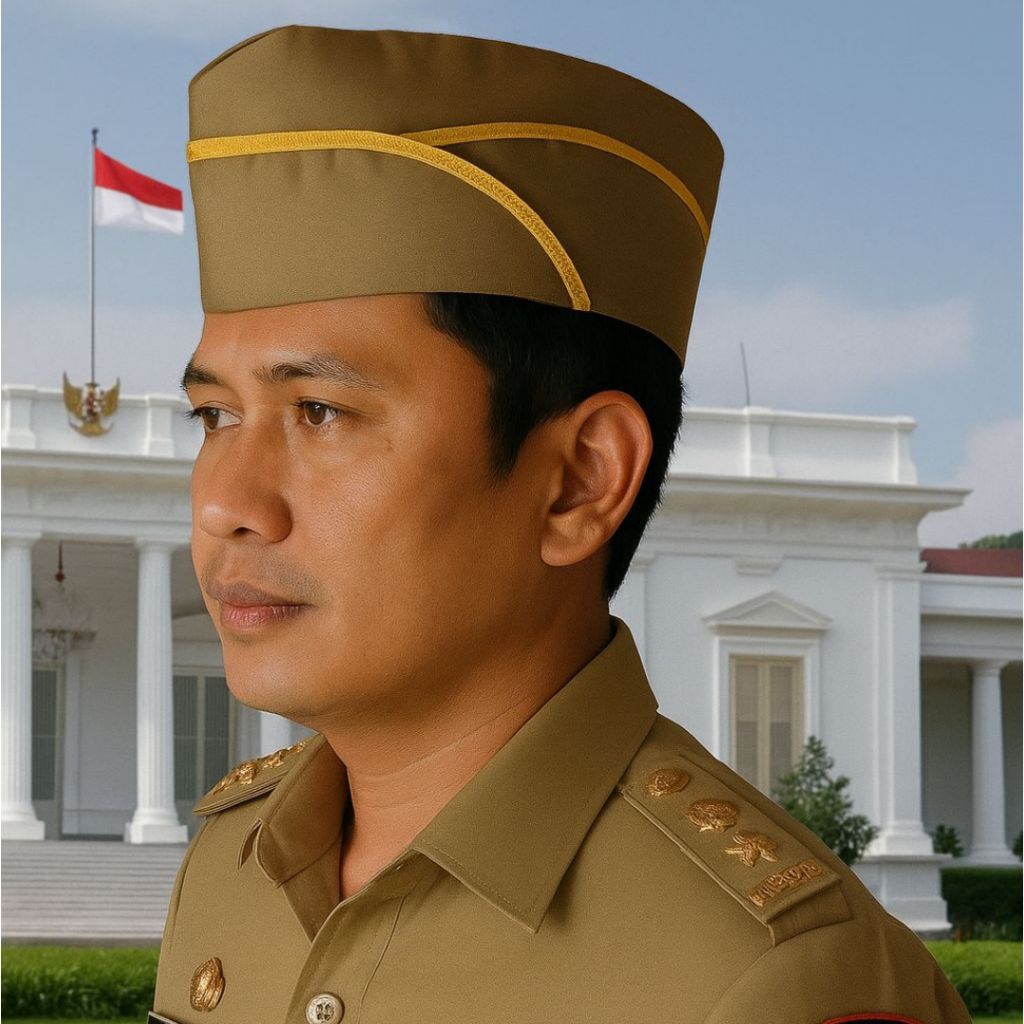 Jual Topi Muts PNS Pria Bahan Premium Topi Mutz Topi Mud Topi Muds ...