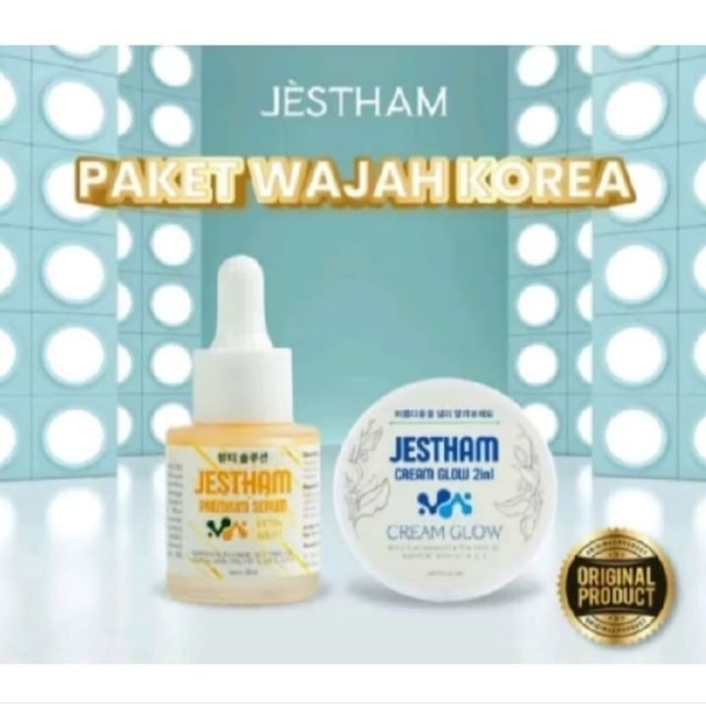 Jual Paket Glowing 2in1 Jestham Cream Glow + Glow Serum | Shopee Indonesia