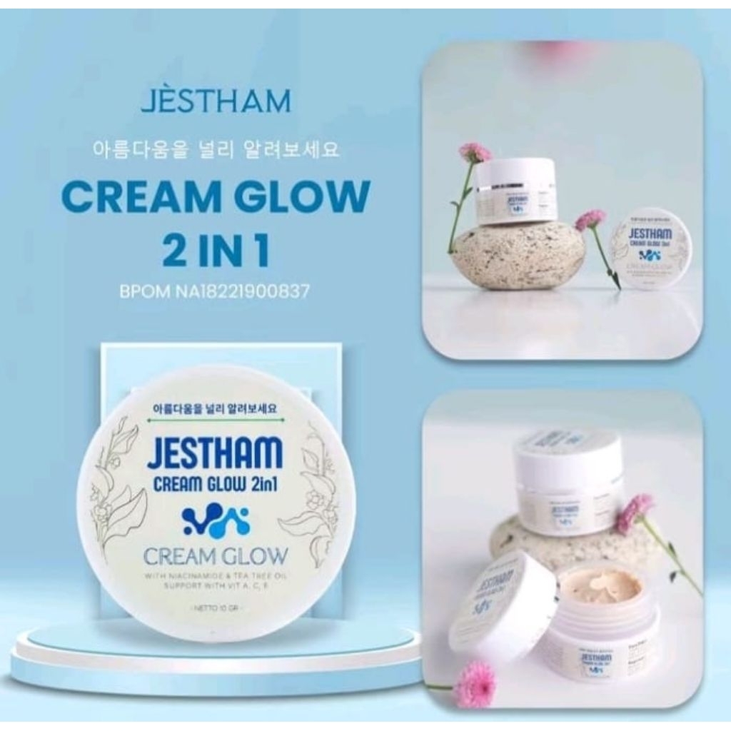 Jual Jestham Cream Glow 2in1 | Shopee Indonesia