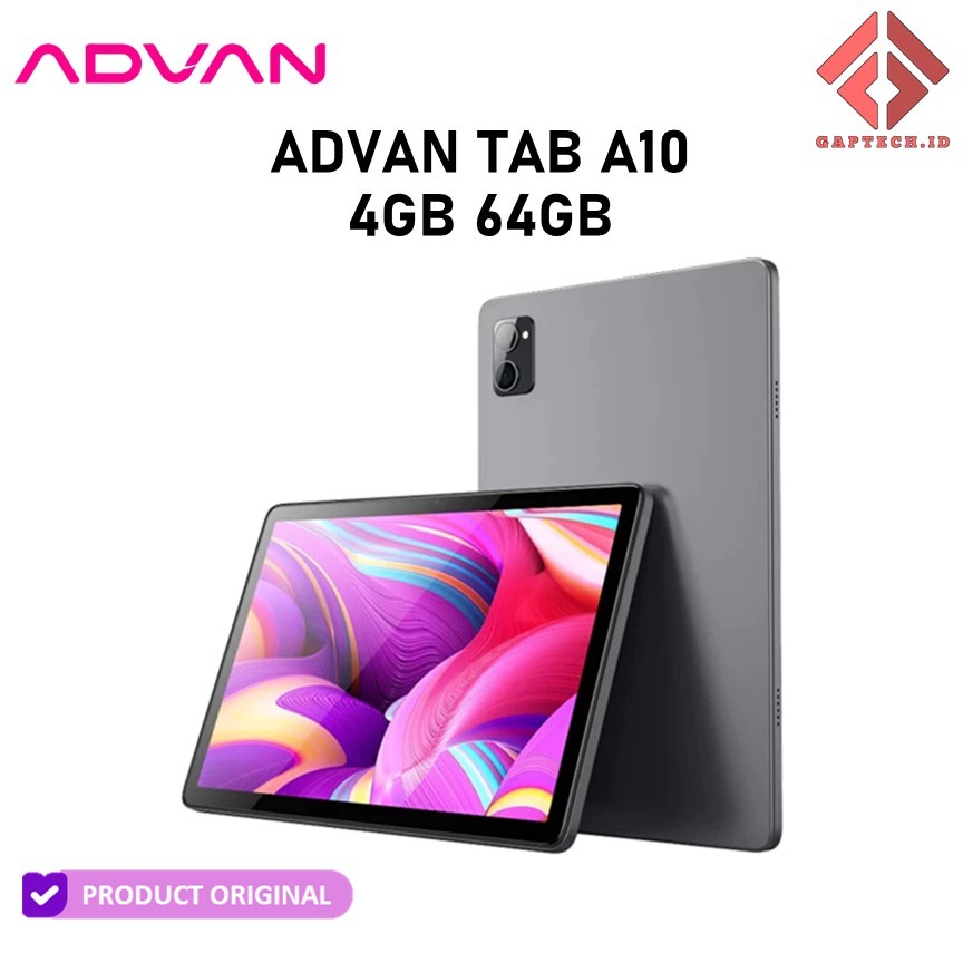 Jual TABLET ADVAN TAB A10 4GB 64GB WIFI GARANSI RESMI | Shopee Indonesia