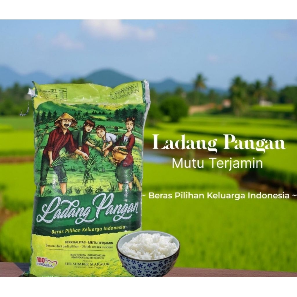 Jual beras ladang pangan 5kg | Shopee Indonesia