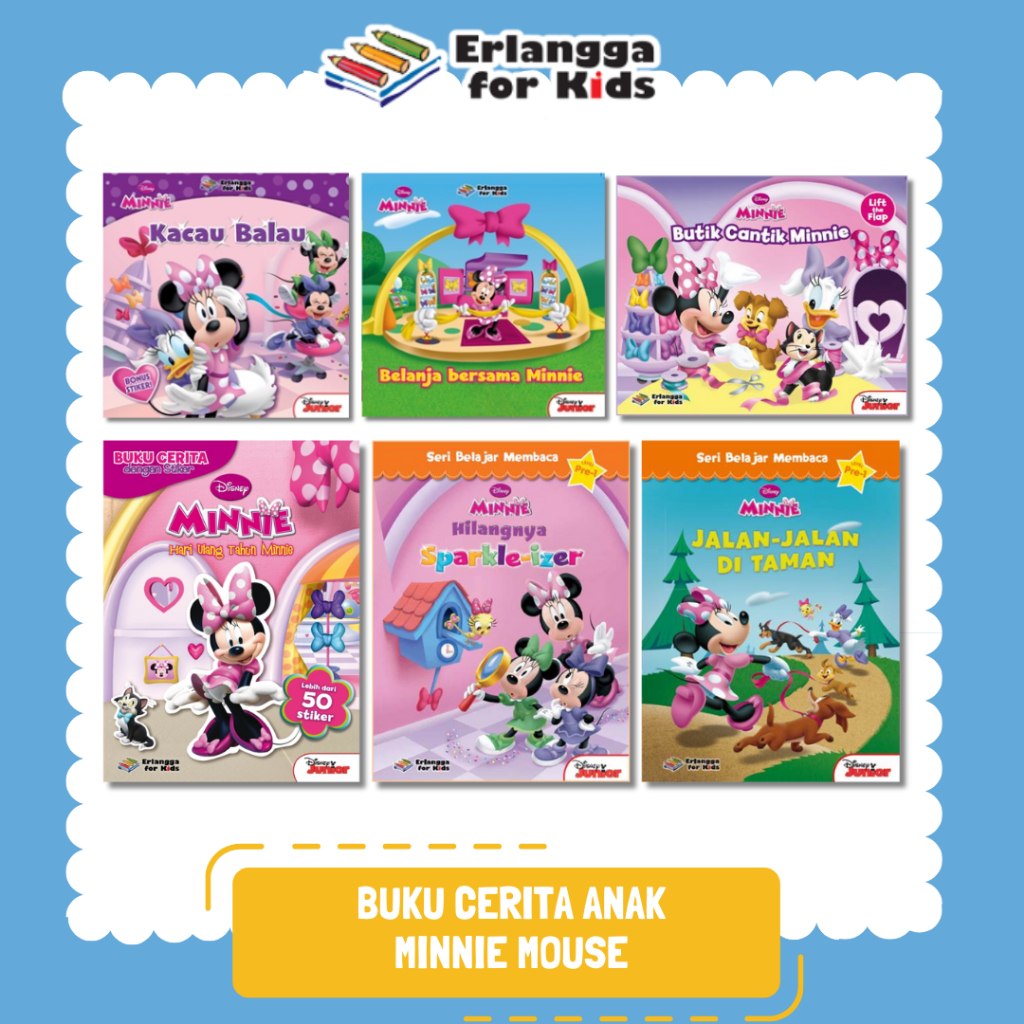 Jual [Erlangga Official] Buku Cerita Anak Seri Minnie Mouse | Shopee ...