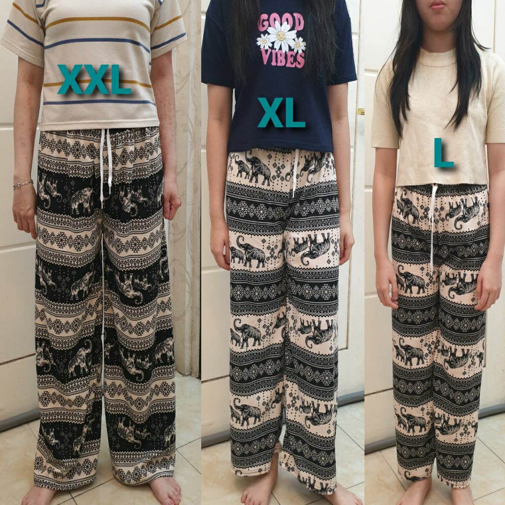 Jual celana kulot gajah batik L.XL.XXL.khusus L untuk abg tinggi badan ...