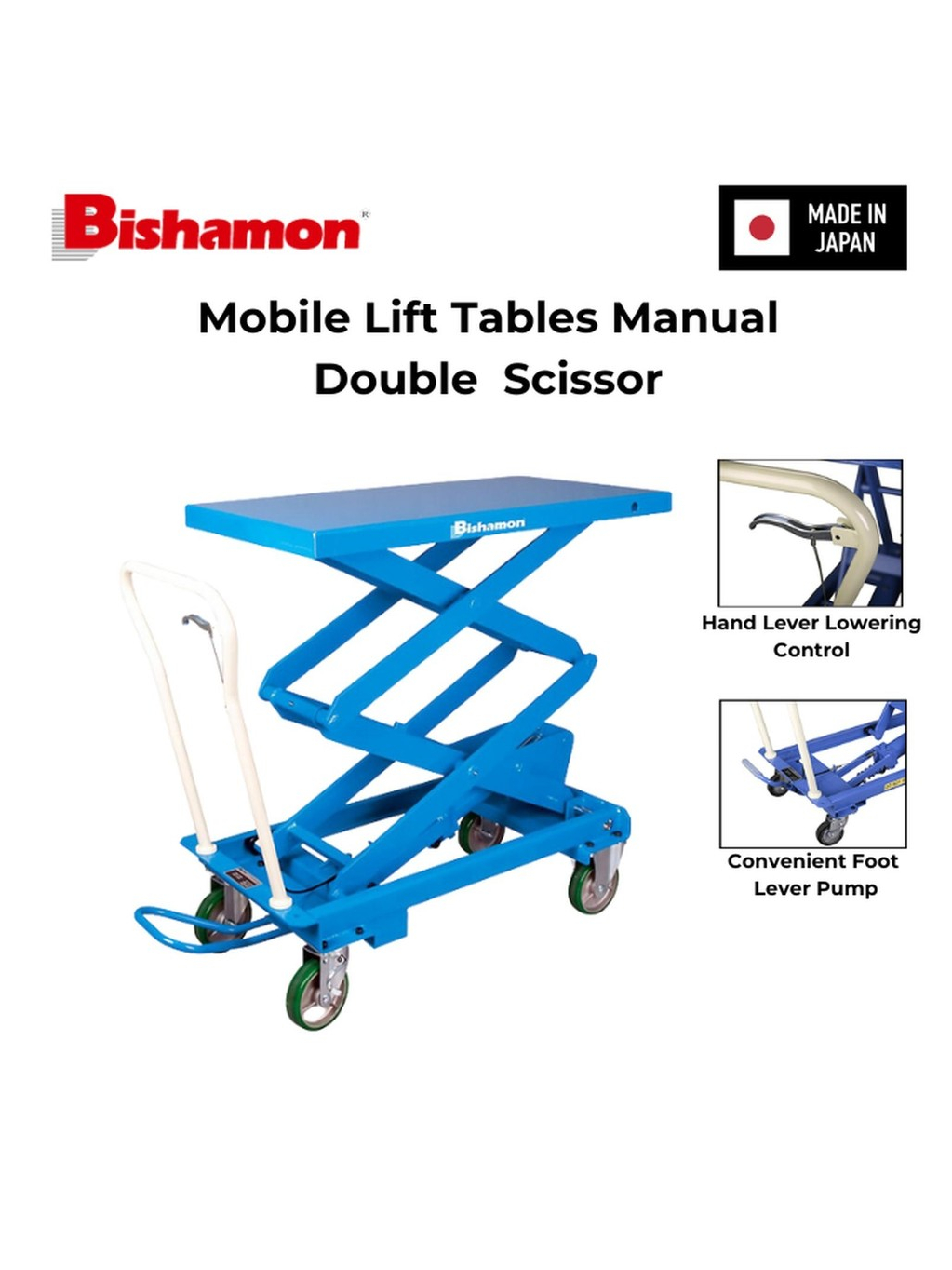 Jual Bishamon BX-30S/30W - BX-50S/50SW - BX-50W - Mobile Lift Table ...