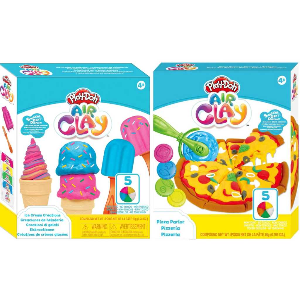 Jual Play-Doh Air Clay Pizza Parlor - Ice Cream Creations Mainan Play ...
