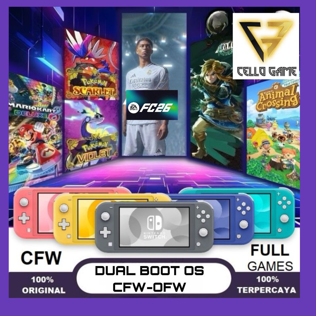Jual NINTENDO SWITCH LIFE CFW DUAL BOOT OS CFW OFW FULL Game | Shopee ...