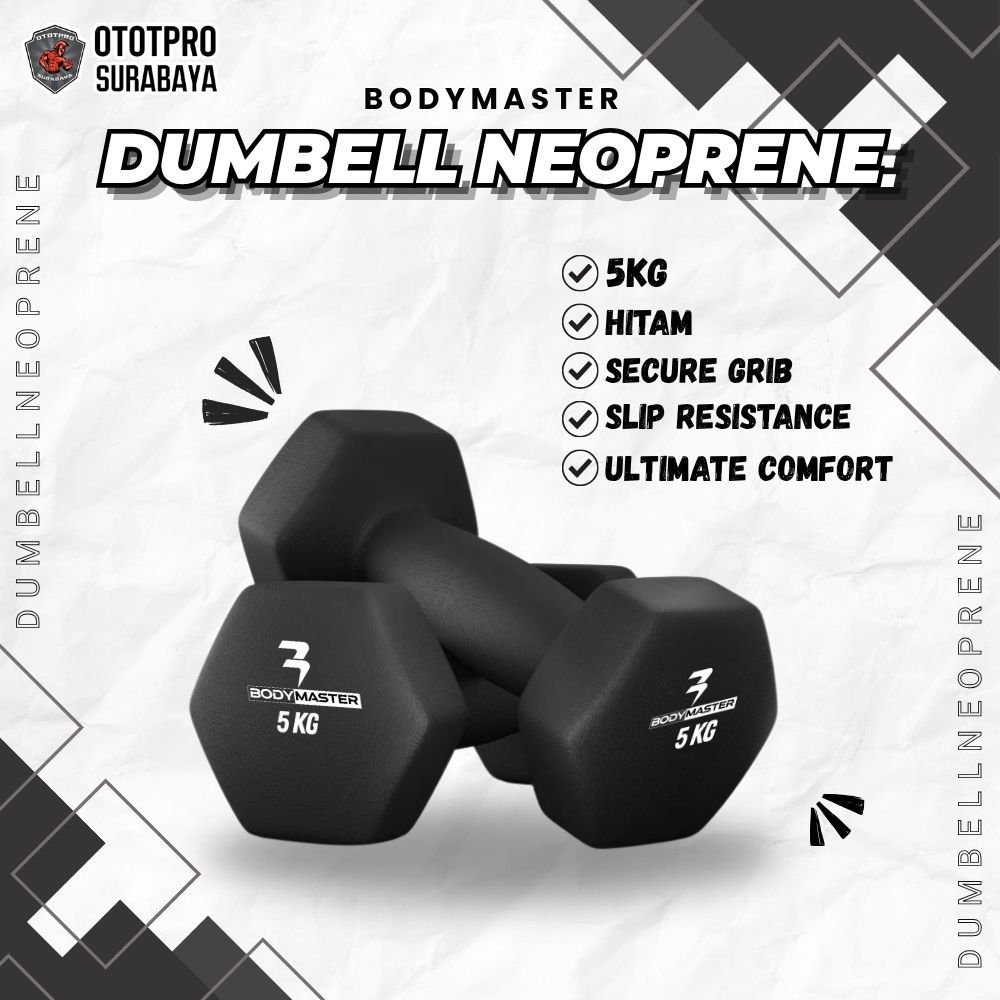 Jual Dumbell Neoprene 5Kg Barbel Mini Dumbel Warna Kecil Karet 5 Kg ...