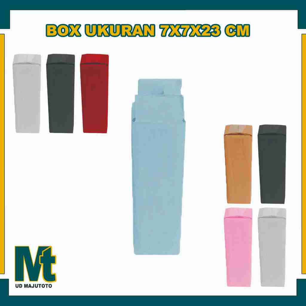 Jual Box 7x7x23 Cm / Box Packing A1 / Box Thumbler / Karton Polos ...
