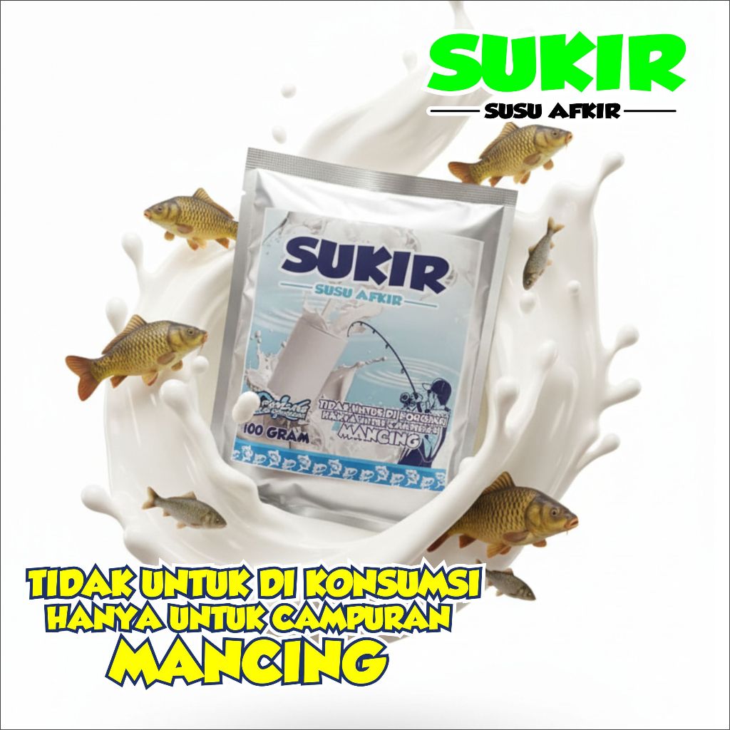 Jual SUKIR Susu Afkir Campuran Umpan Mancing 100gr | DK Pancing – Bikin ...