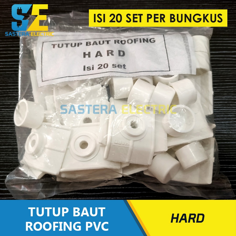 Jual (PUTIH BIRU) Tutup Baut Roofing per 20 Set / Alderon Roof Seal ...