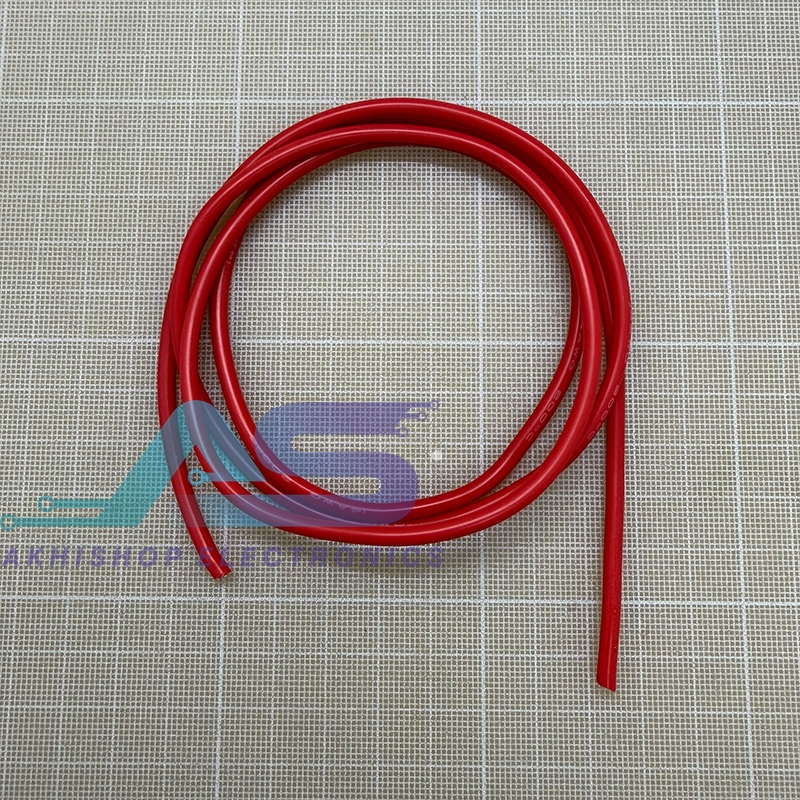 Jual Kabel AWG Meteran Extra Soft Silicon High Temperature Cable AWG 14 ...