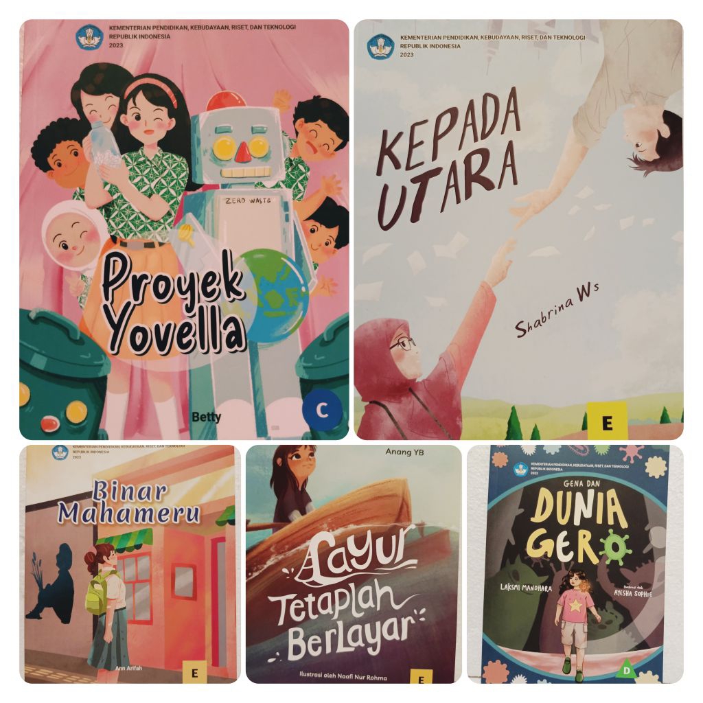 Jual 2 Literasi pojok baca kurikulum merdeka PAUD TK Kemendikbud Ristek ...