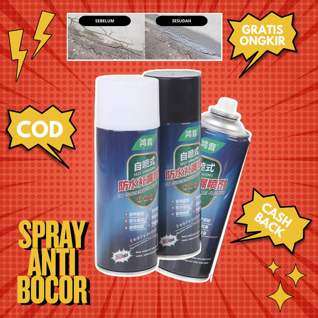 Jual Spray Sealant Anti Bocor Super Tahan Lama 700ml - Spray Penambal ...