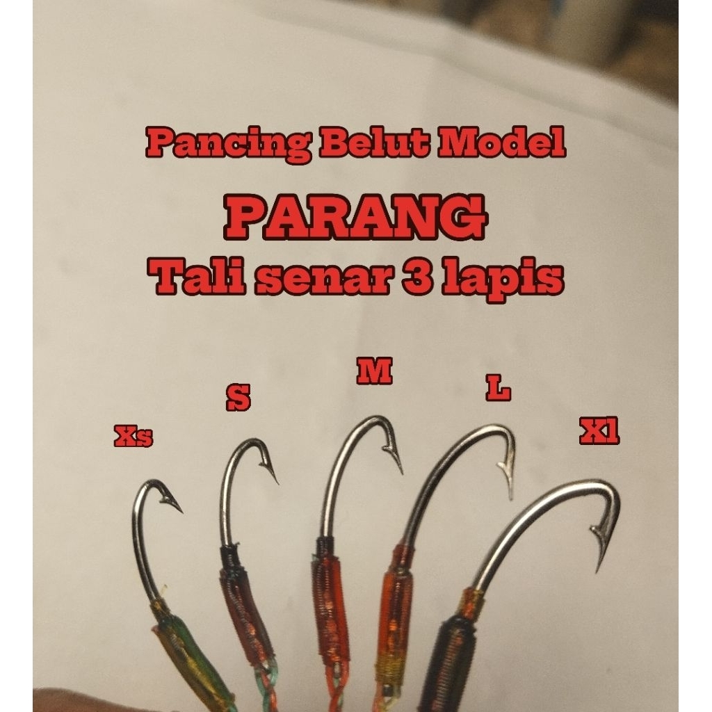 Jual pancing Belut Siap pakai model par4ng tali 3lapis Bahan Baja anti ...
