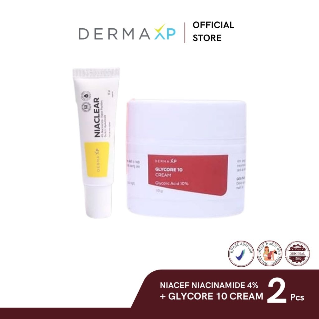 Jual DERMA XP - Bundling Glycore 10% & Niaclear | Shopee Indonesia