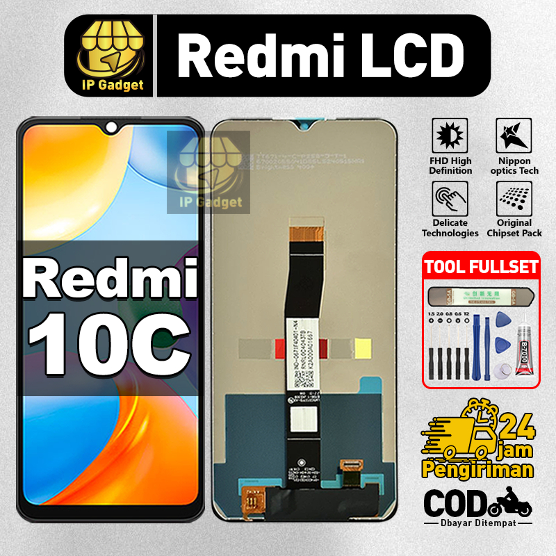 Jual ORI FOR LCD REDMI 10C Fullset Original LCD HP REDMI 10C Asli ...
