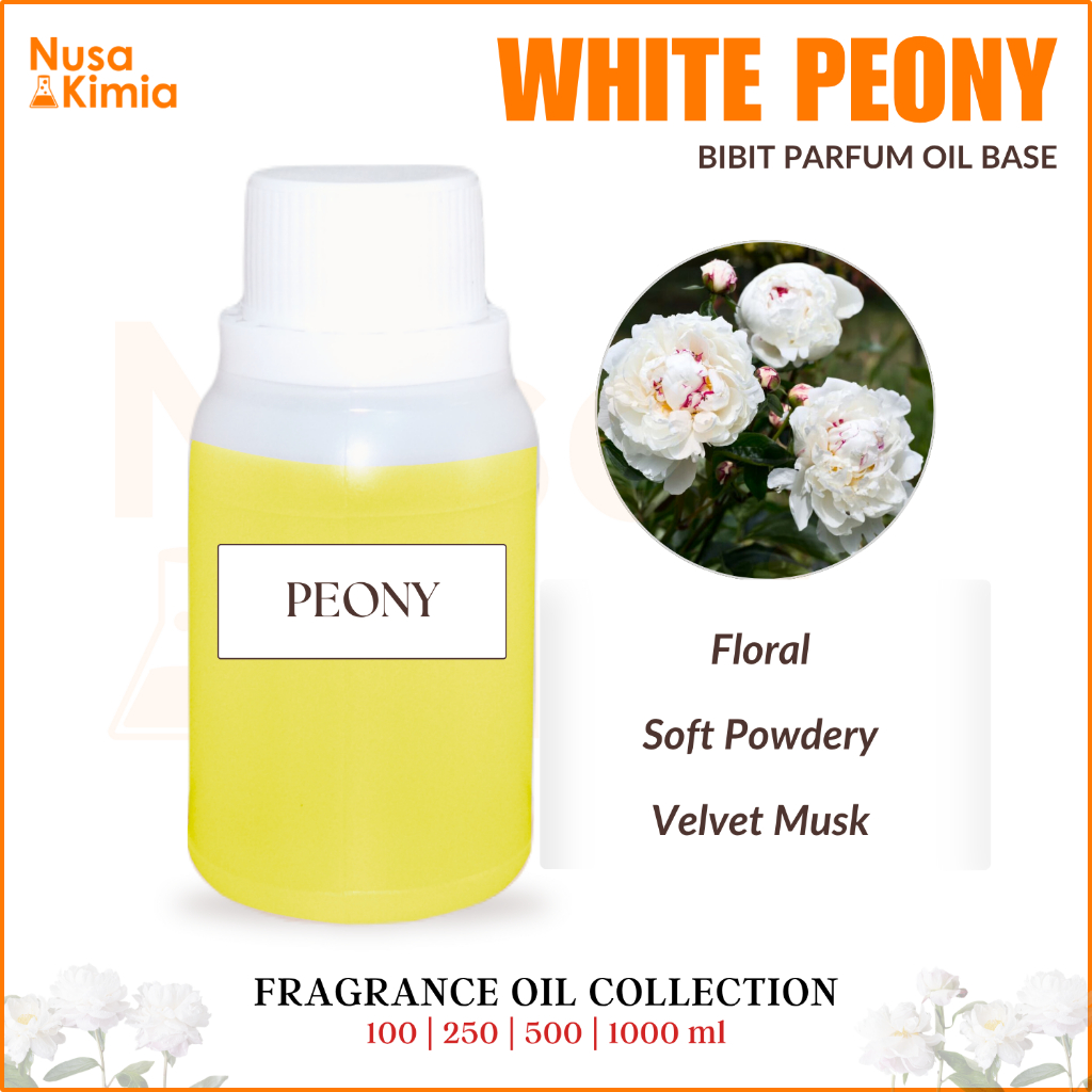 Jual Bibit Parfum White PEONY - Fragrance Oil untuk Parfum, Candle ...
