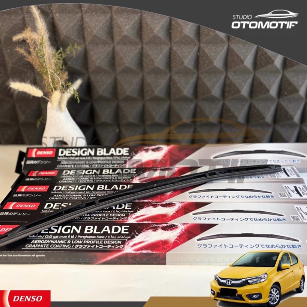 Jual Wiper Brio Gen1 Gen2 Mobilio Denso DDS V2216 Graphite Coating ...