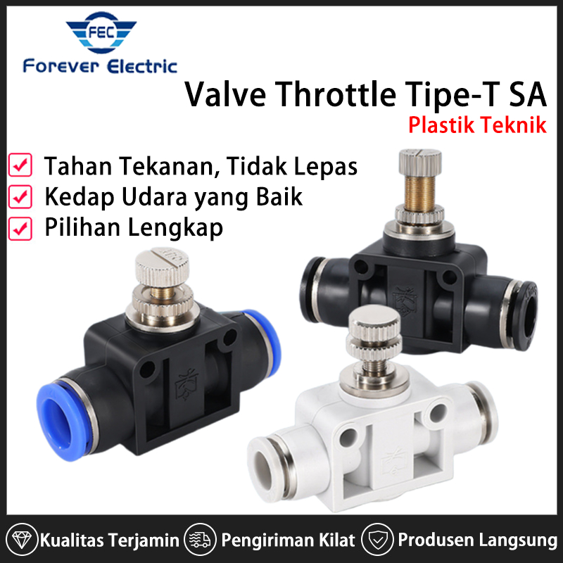 Jual SA-6 SA 8 SA10 SA12 Fitting Slip Lock Flow Speed Control Switch ...