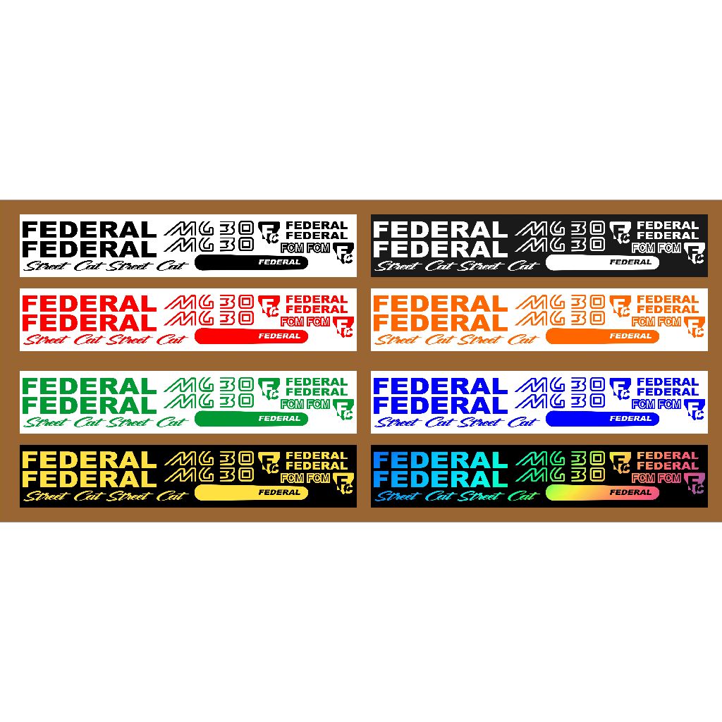 Jual STICKER CUTTING SEPEDA FEDERAL STREET CAT ( 1SET ) | Shopee Indonesia
