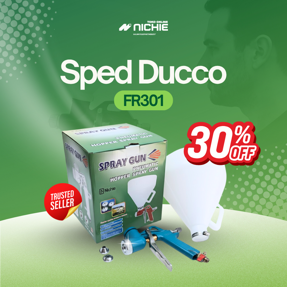 Jual Sped Ducco FR301 (Spray Gun Hopper Pneumatic Spray Gun) | Shopee ...